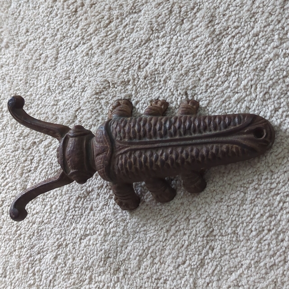 Other | Antique Cast Iron Bug Beetle Boot Jack Door Stop 11 | Poshmark